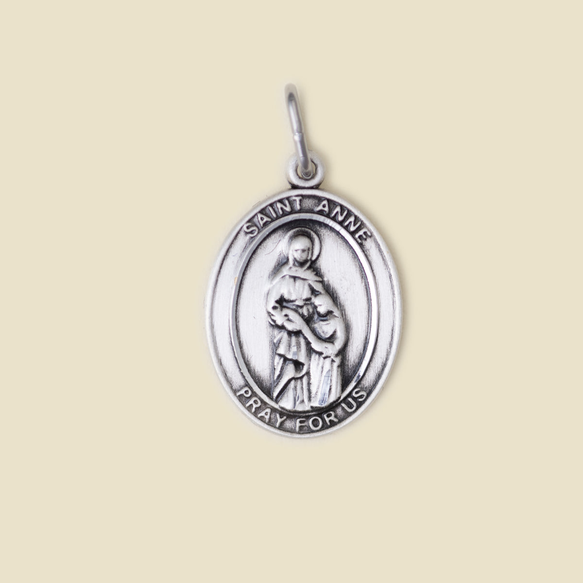 St. Anne Sterling Silver Medal – scapulars.com®