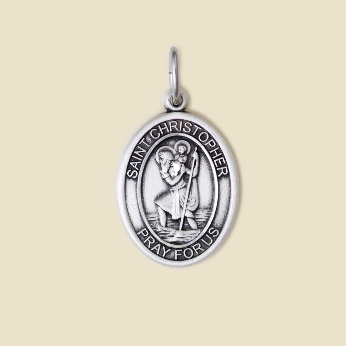 St. Christopher Sterling Silver Medal – scapulars.com®