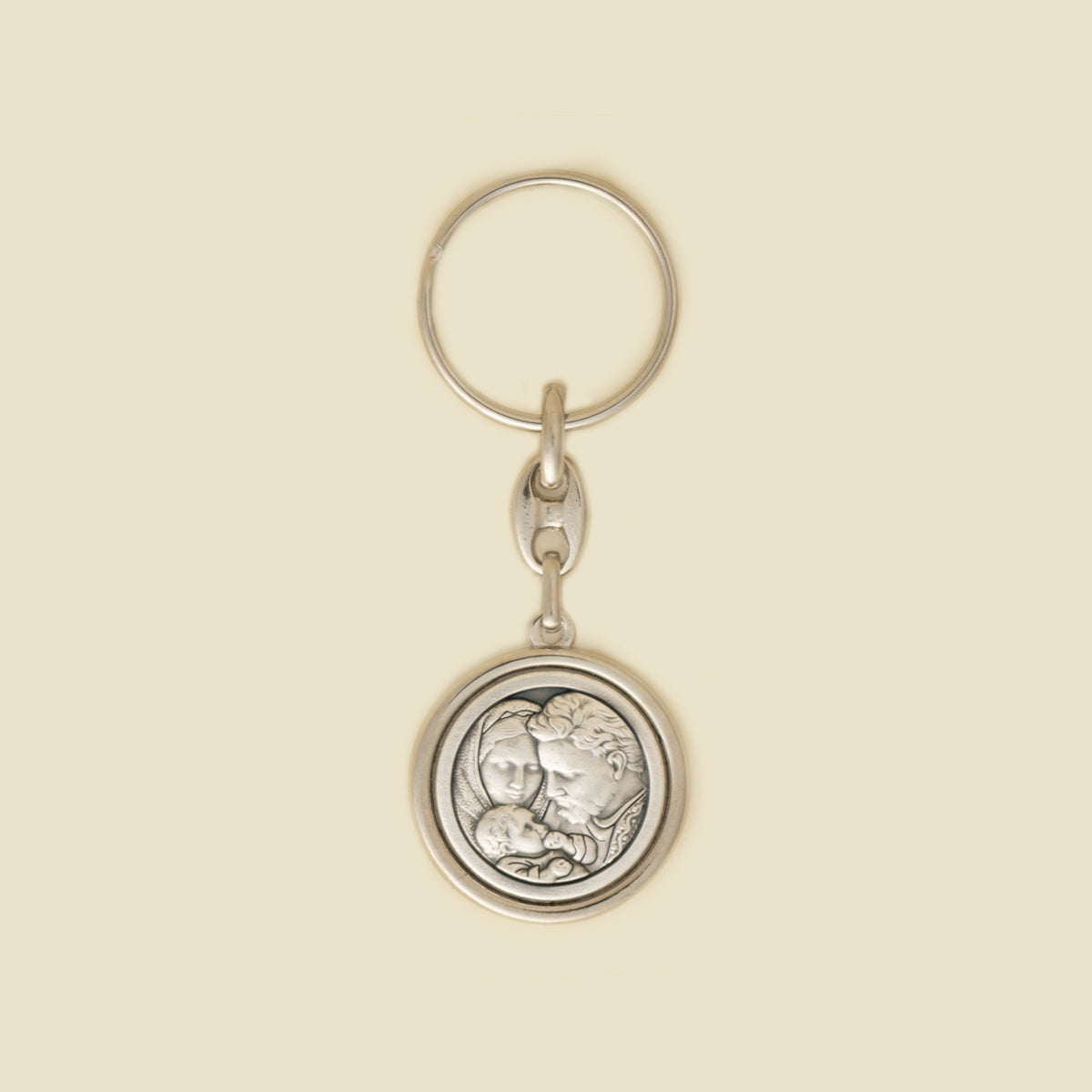 Holy Family with St. Christopher Keychain – scapulars.com®