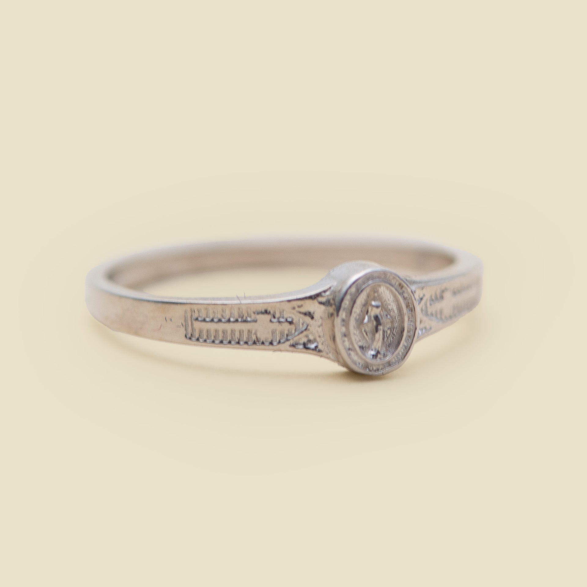 Sterling Silver Miraculous Medal Ring – scapulars.com®