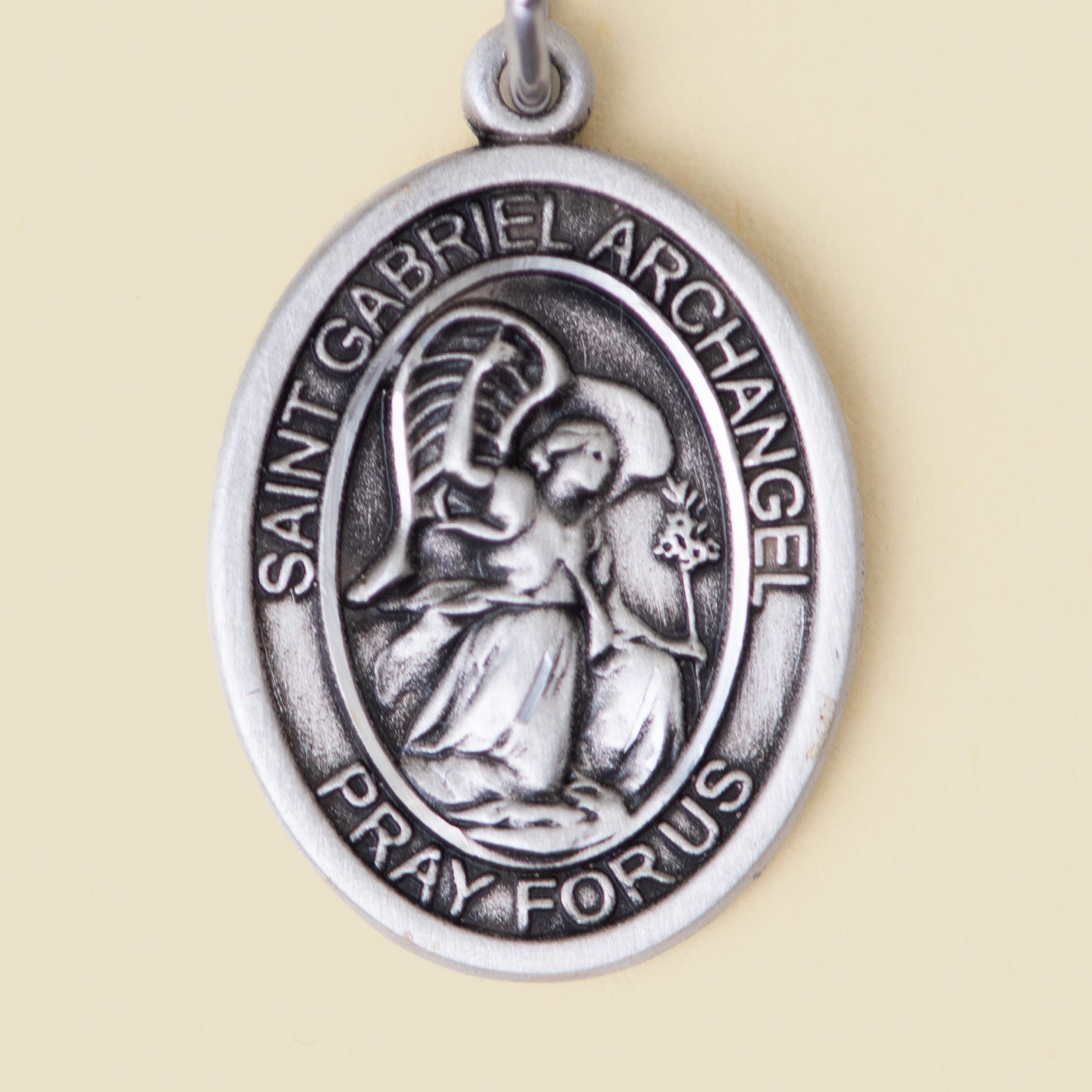St. Gabriel the Archangel Sterling Silver Medal – scapulars.com®