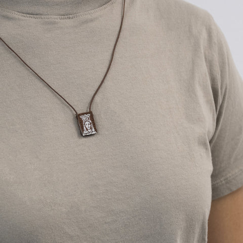 Premium Brown Scapular, Our Lady of Mt. Carmel (Mini) – scapulars.com®