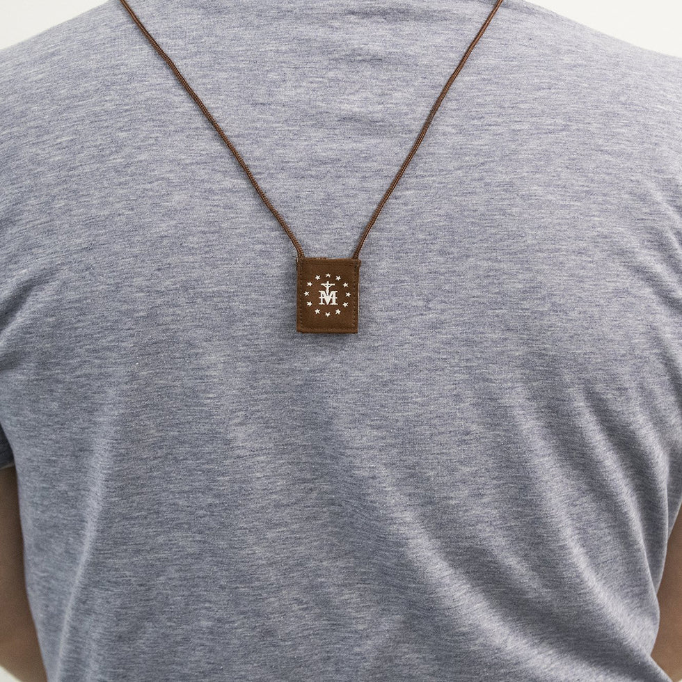 Premium Brown Scapular, Our Lady of Mt. Carmel – scapulars.com®