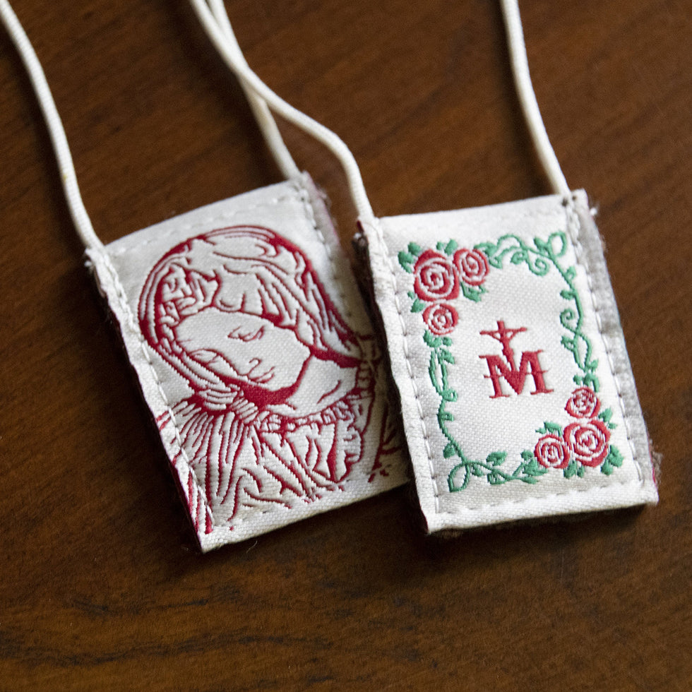 Pietà | Premium Brown Scapular – scapulars.com®