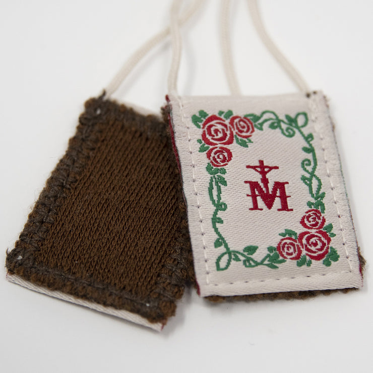 Pietà | Premium Brown Scapular – scapulars.com®