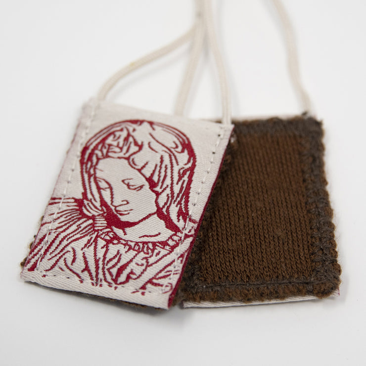 Pietà | Premium Brown Scapular – scapulars.com®